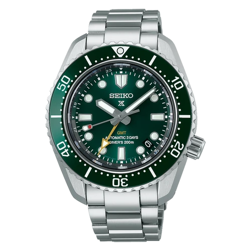 Seiko SPB381J1 Prospex 1968 Heritage Diver’s GMT Watch in ‘Marine Green ...