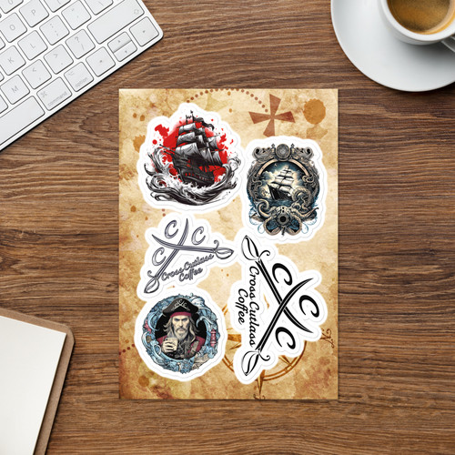 Sticker sheet | Cross Cutlass Coffee