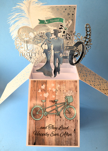 Tandem Wedding Card | C K Cards