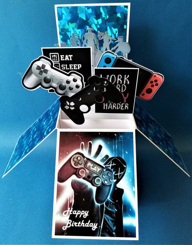 Computer Gaming Birthday Card | C K Cards