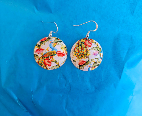 Large Peacock Discs | Nancy Jones