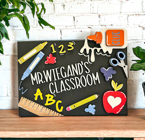 Personalized Classroom Sign | PaintedPalette