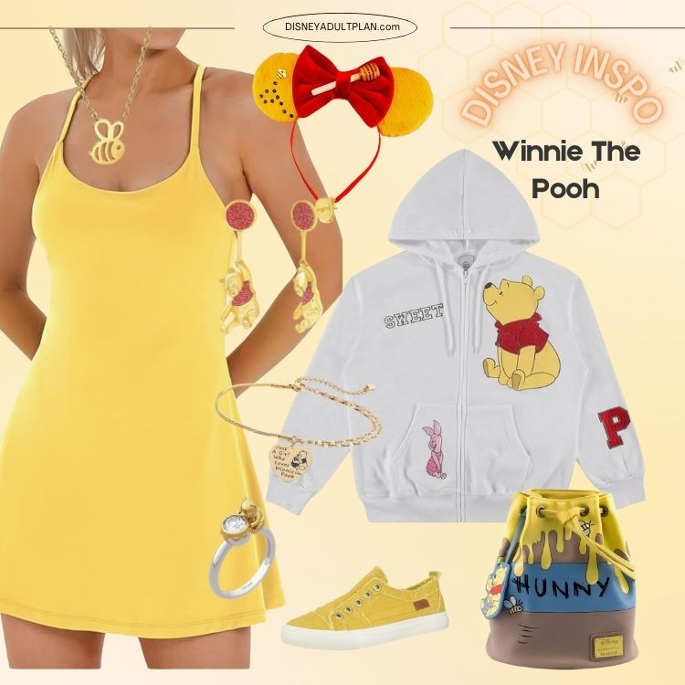Winnie the Pooh Inspired Outfit Idea for Disney Adults