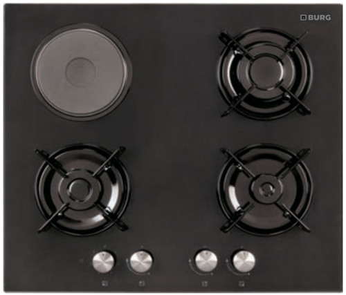 Gas Hob with one hot plate on SCHOTT glass - EBU9001 | Burg