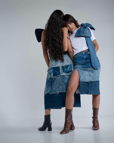 Denim Maxi Skirt | Milée Collection