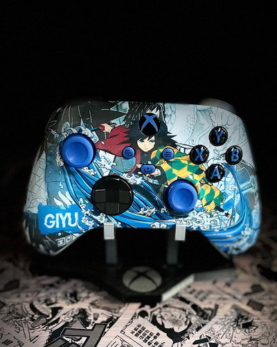 Giyu Demon Slayer Xbox Controller | CesarsGarageDesigns