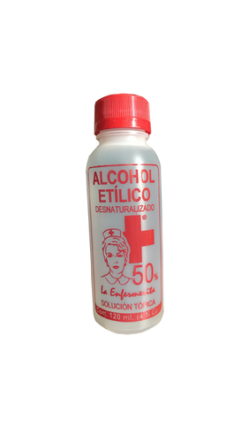BOTE DE ALCOHOL 120ml AL 50% ENFERMERITA | Tienda ESTRELLA