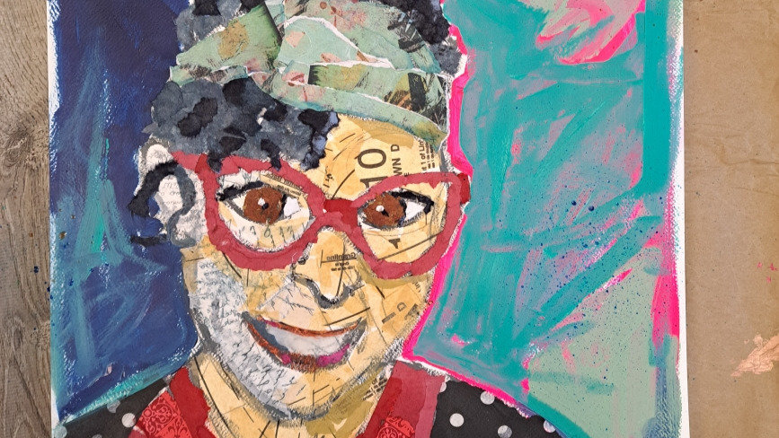 Exploring Identity Through Mixed Media: Maria DeAngelo’s Self-Portrait ...