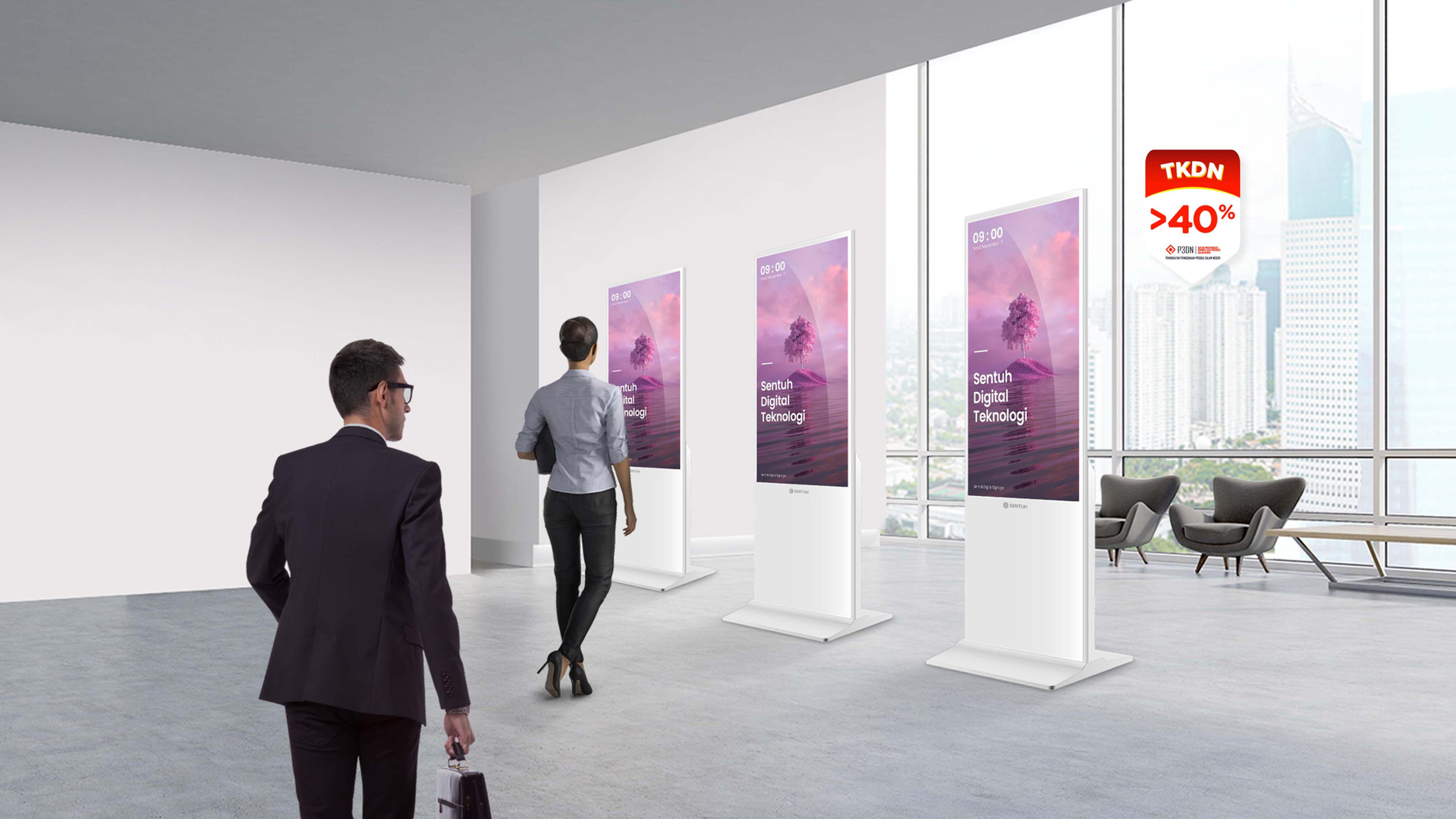 Digital Signage | Display Interactive | Sentuh Teknologi Teknologi