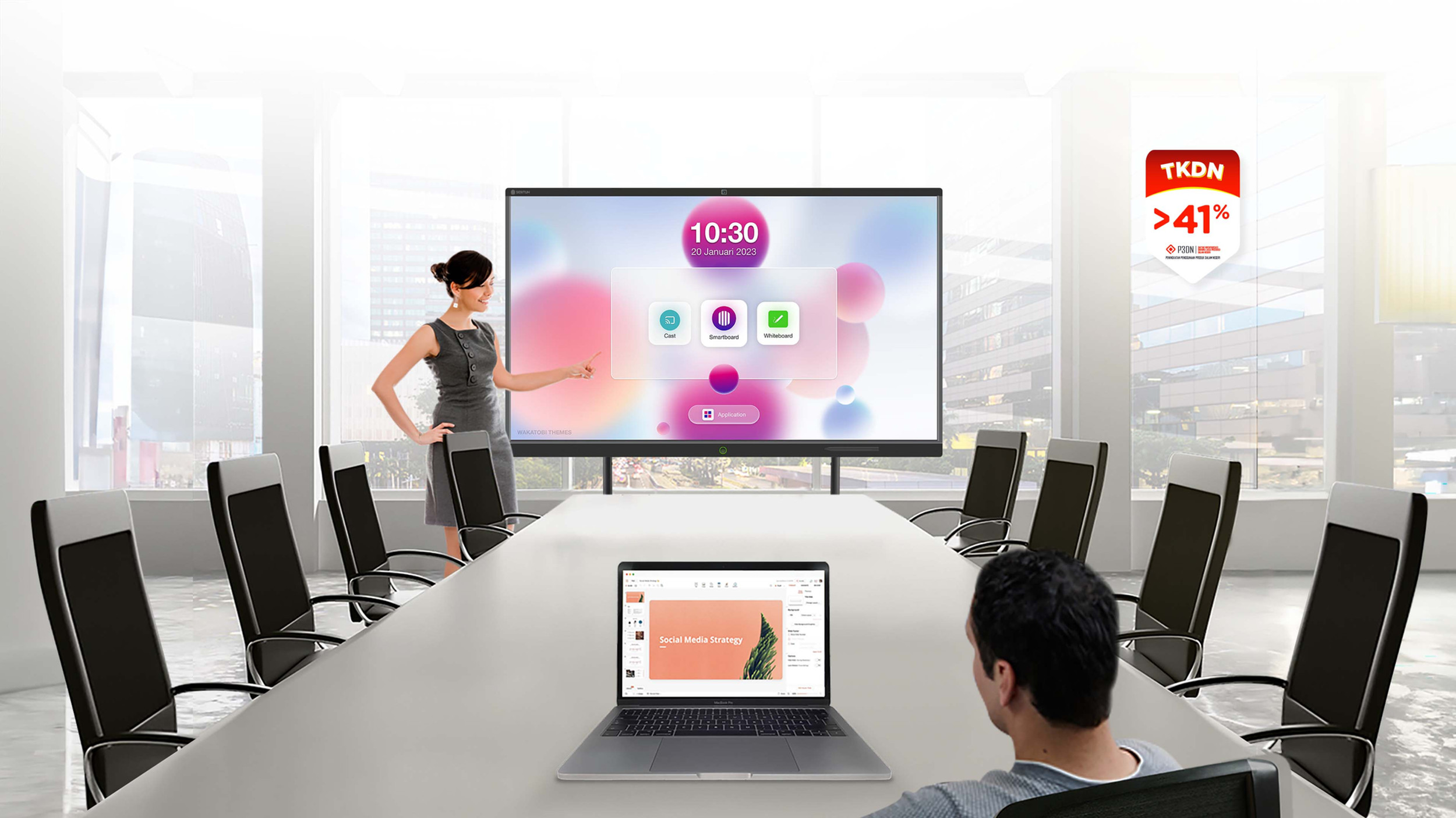 Sentuh Smart Board | Interactive Display | Sentuh Digital Teknologi
