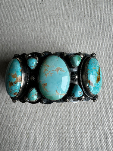 B. Johnson Royston Turquoise Native American Made 925 Sterling Silver ...