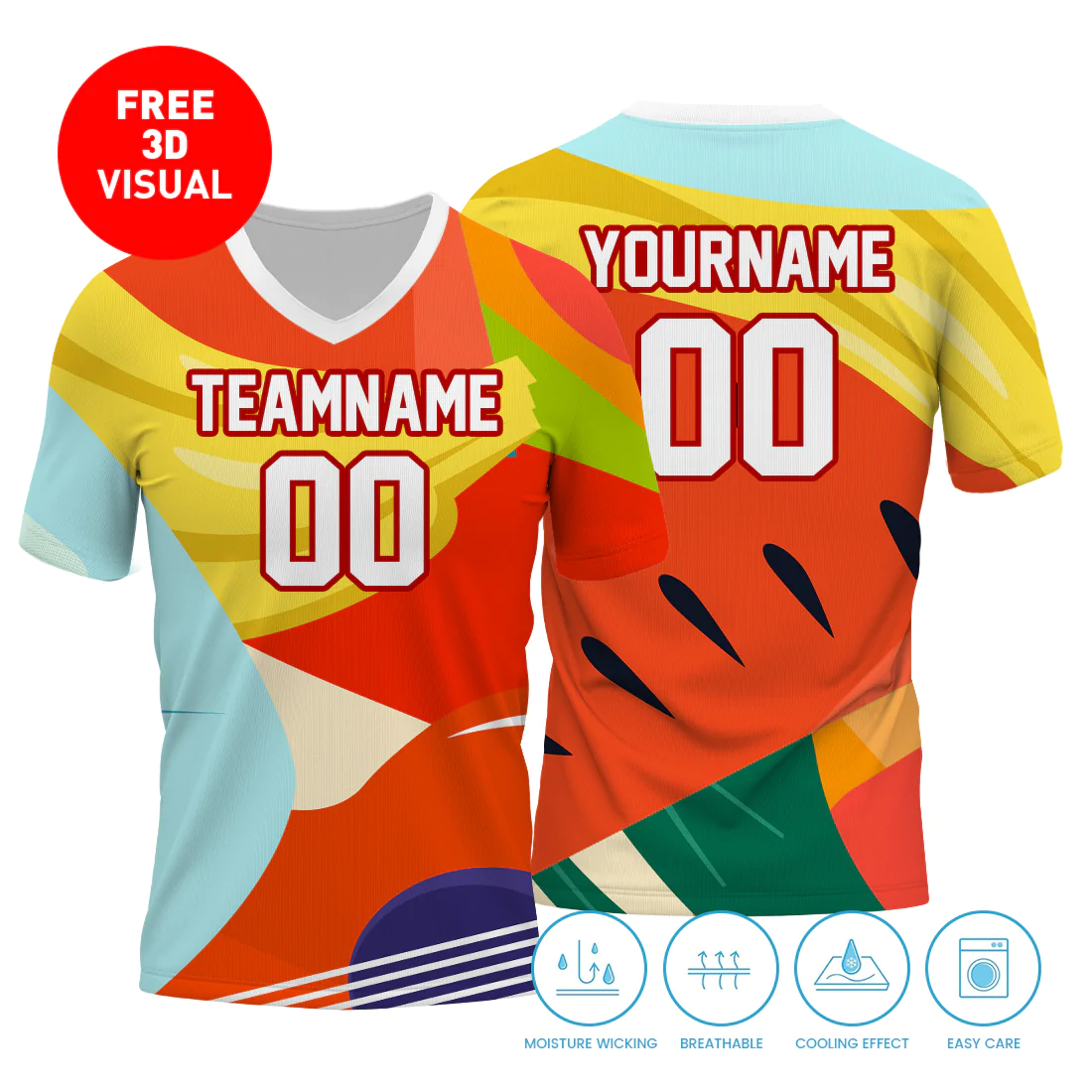 Mesh Jersey Short Sleeve V Neck (Full Dye Sublimation) starting at $24. ...
