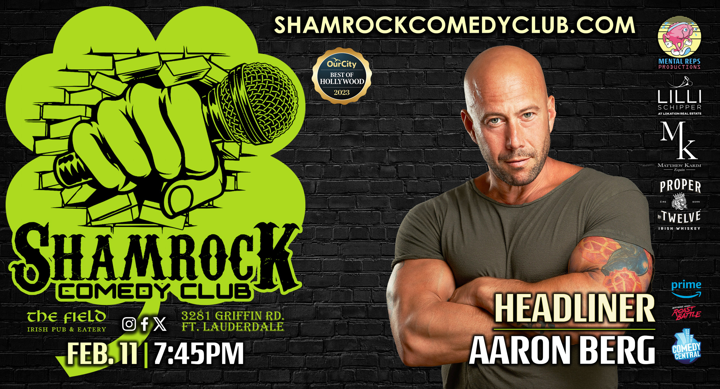 Aaron Berg (02/11) at Shamrock Comedy Club
