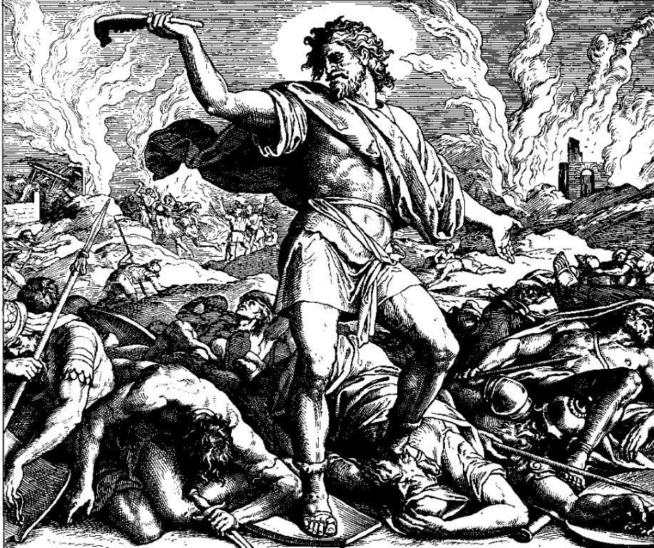 Judges 15:14, 15: Death by Jawbone