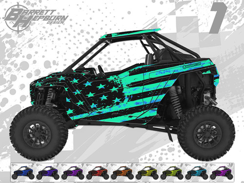 Ripper Flag I Polaris RZR Wrap Kit | Custom Design Specialists