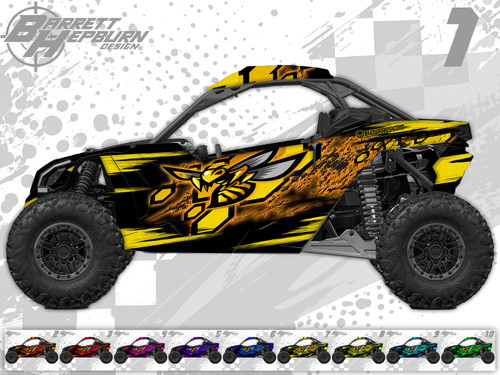 Stinger | Can-Am Maverick X3 Protective Vinyl Wrap Kit I Offroad Graphics