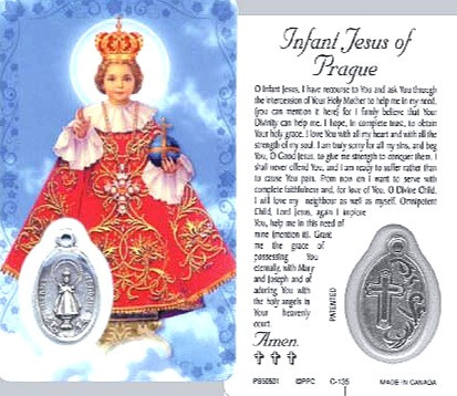 Prayer Card - Infant Jesus of Prague | Cathedral Shop