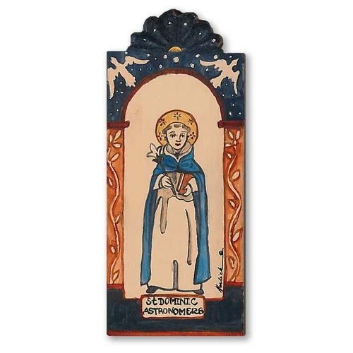 St Dominic Mini Wooden Retablo | Cathedral Shop