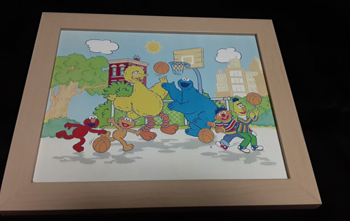Sesame street scene wall art | American Culture