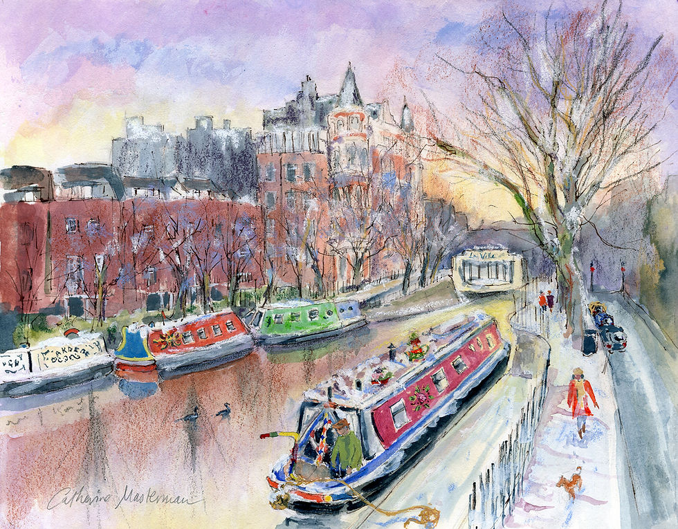 CL42 Grand Union Canal, Maida Vale | Mountbatten Cards