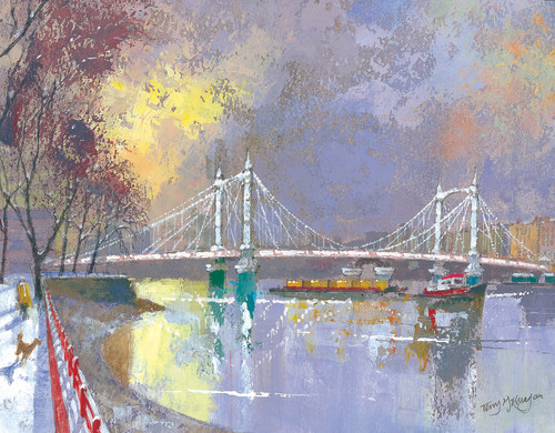 CH3 A Winter's Walk by Albert Bridge | Mountbatten Cards