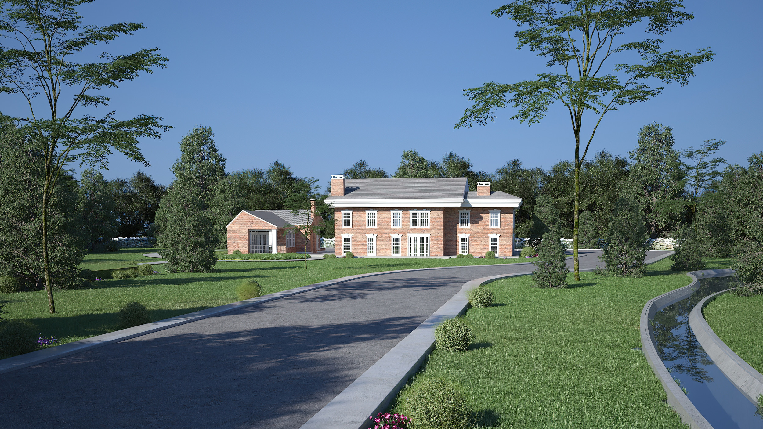 3D Rendering House Exterior | RENDEREXPO