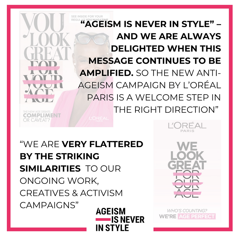 A Statement on the New Anti-Ageism Campaign by L'Oreal Paris
