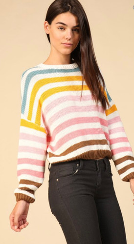 Multi Striped Sweater | The Perfect Choice