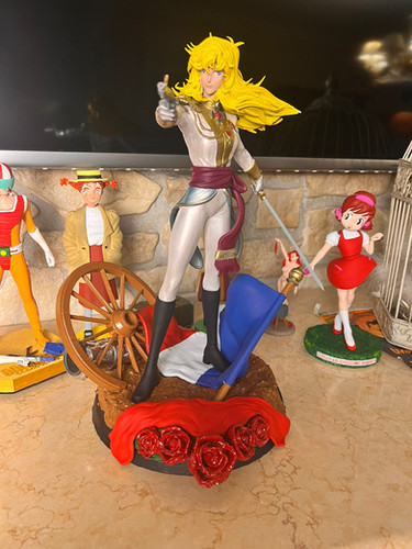 LADY OSCAR (Versione con Pistola) 40 cm Action Figure Berusaiyu no bara ...