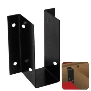 Conector Aleta Ext. Negro Tirante Pisos Techos Madera ...