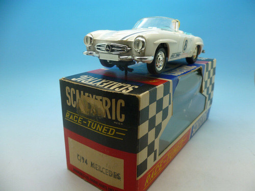 Scalextric C94 Mercedes in white great condtion and boxed | Scalextricman