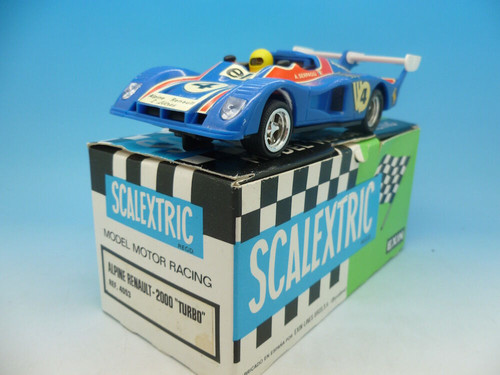 Scalextric Exin 4053 Renault 2000 Turbo in blue, boxed shop fresh ...