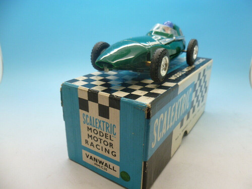 Scalextric C55 Vanwall in Green, mint car and boxed | Scalextricman