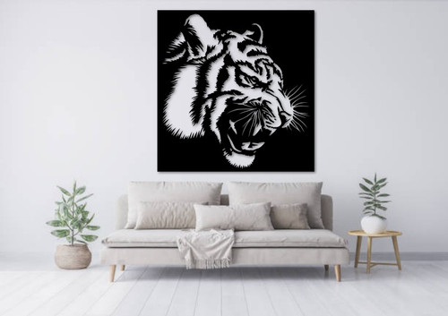 Buy: Tiger side profile 2 | Perth Metal Art | 174AUD