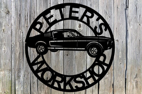 Buy: Mustang Shelby cobra monogram custom | Perth Metal Art | 180AUD