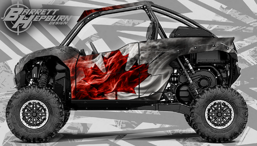 KRX Canadian Smoke Flag | Barrett Hepburn Design I Custom Design ...
