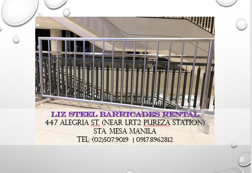 Steel Barricades For Sale (Steel Pipe: 2"Diameter) | Liz Steel Barricades