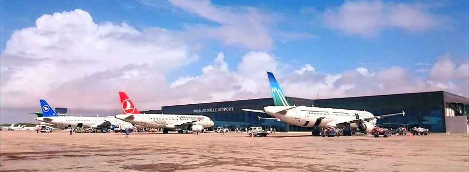 Sonic Jet at Aden Adde Airport: Somalia
