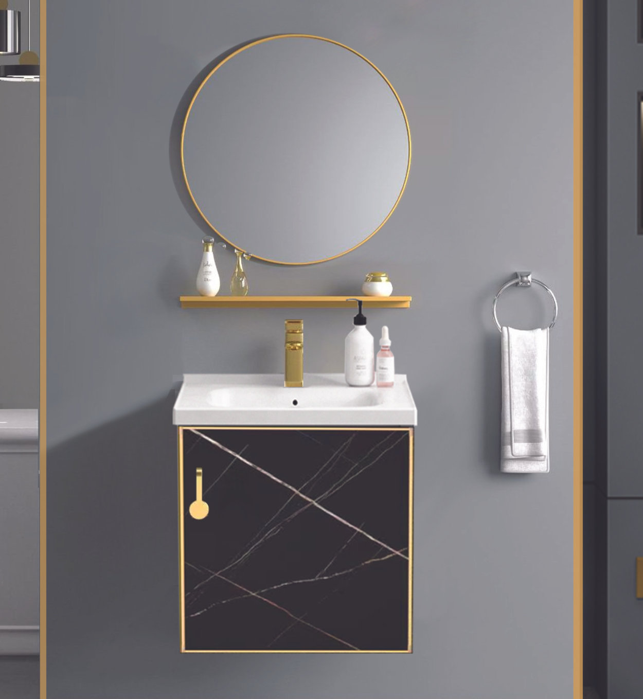 Series E, ALUMINIUM CABINET BASIN, E0154