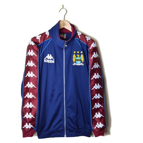 MANCHESTER CITY KAPPA TRACK JACKET 1997/99 | Retro Football SS