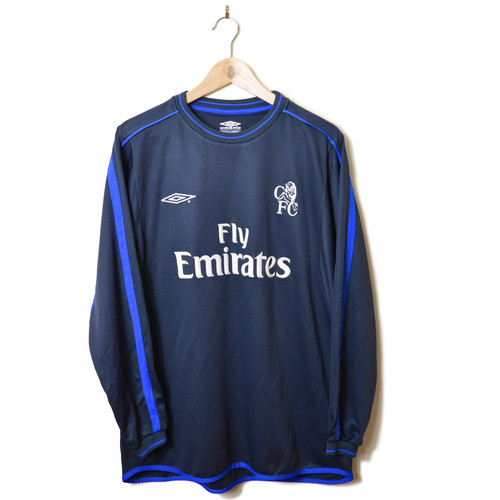 CHELSEA AWAY FOOTBALL SHIRT 2002/04 L/S | Retro Football Shirt Store