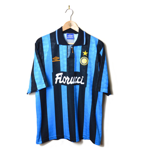 INTER MILAN HOME FOOTBALL SHIRT 1992/94 | Retro Football Shirt Store