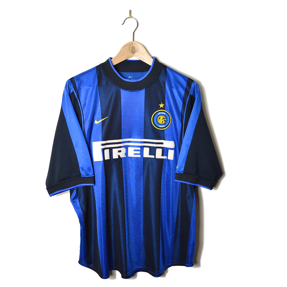 INTER MILAN HOME FOOTBALL SHIRT 2000/01 #9 RONALDO | Retro Football SS
