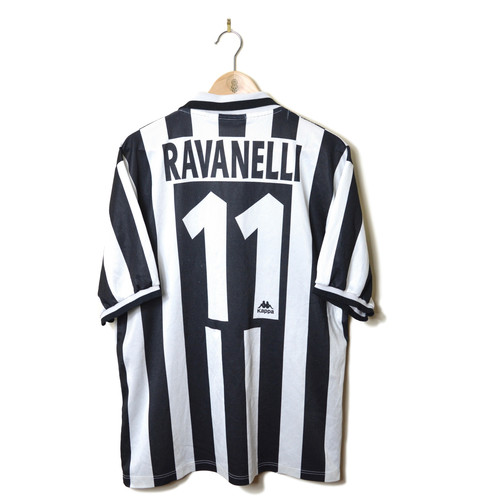 JUVENTUS HOME FOOTBALL SHIRT 1995/97 #11 RAVANELLI | Retro Football SS