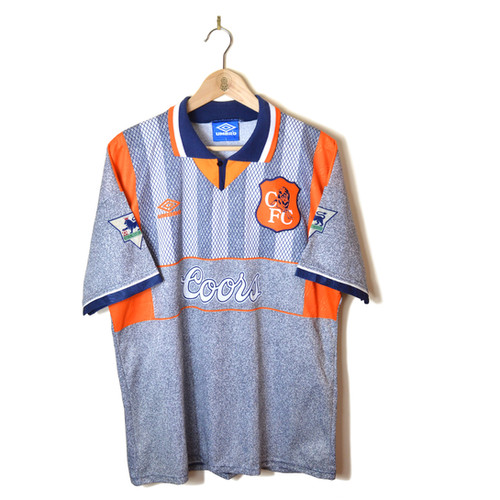 CHELSEA AWAY FOOTBALL SHIRT 1994/96 #9 STEIN | Retro Football SS