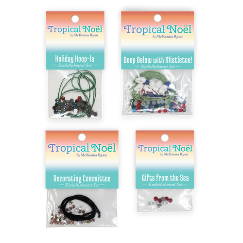 Tropical Noel Complete Embellishment Set | Pine Needles