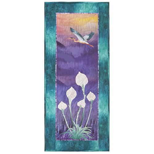 Blue Heron Applique Pattern | Pine Needles