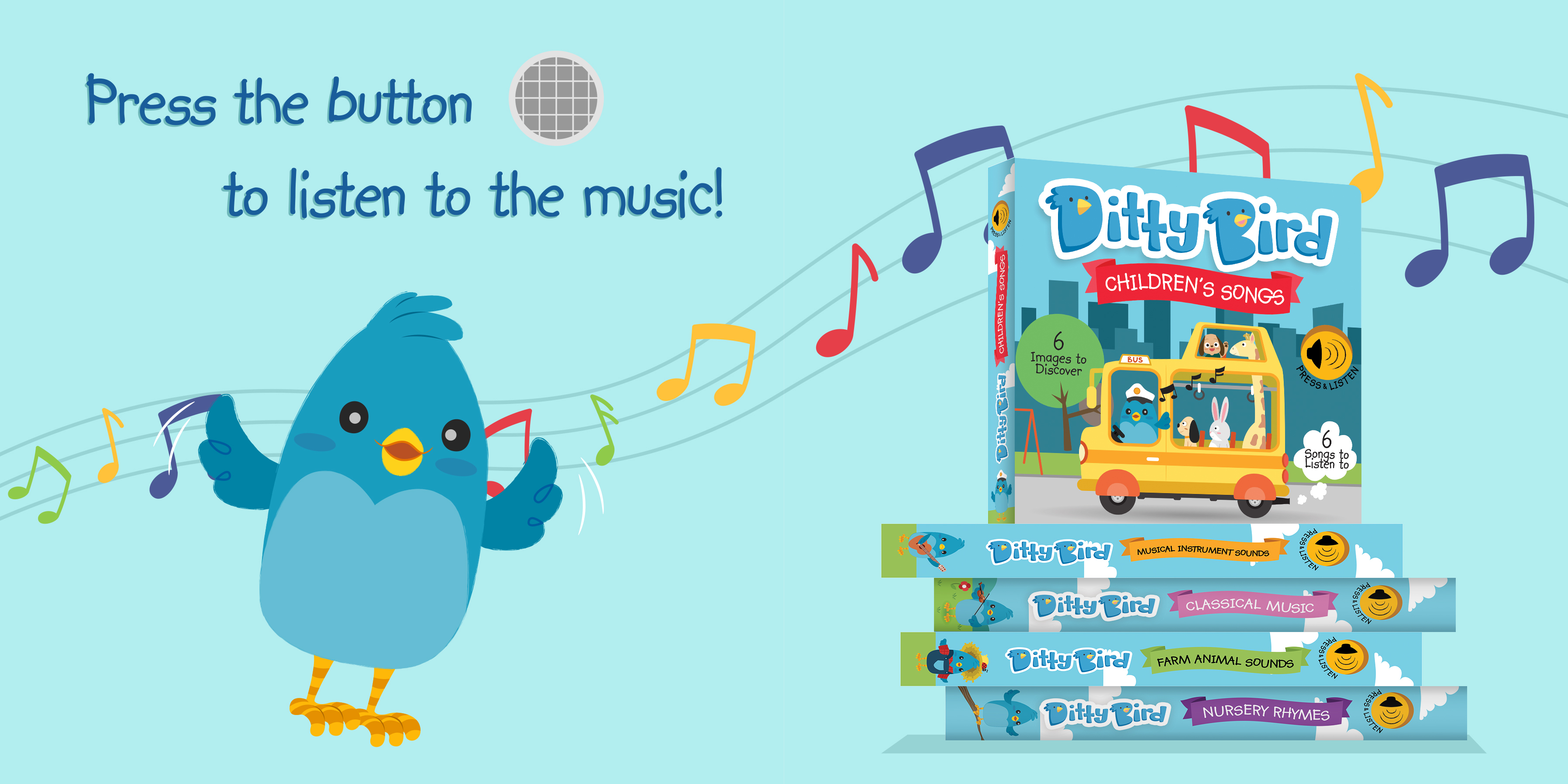 Ditty Bird Books | Musical Rhymes Book Series