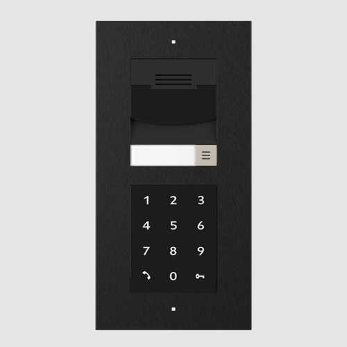 Control4® DS2 2-Module Touch Keypad Door Station - Flush Mount- Black ...
