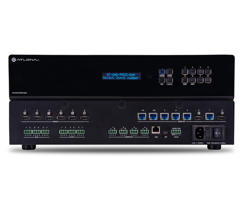 Atlona® 4K Ultra HD HDMI to HDBaseT Matrix Switcher with PoE - 6x6 ...